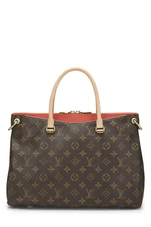 LOUIS VUITTON Monogram Canvas Pallas - Orange