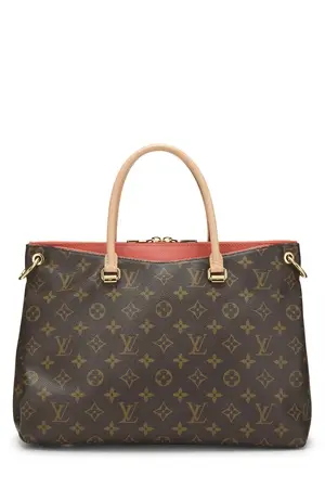 LOUIS VUITTON Monogram Canvas Pallas - Orange