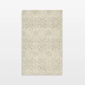 Crate & Barrel Alvarez Classic Wool Blend Cream Hand-tufted Rug - Off-white