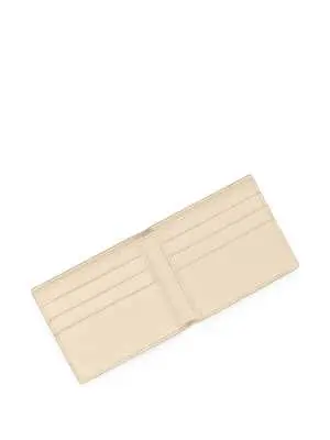 Dolce & Gabbana Embossed-logo Bi-fold Wallet - Neutrals