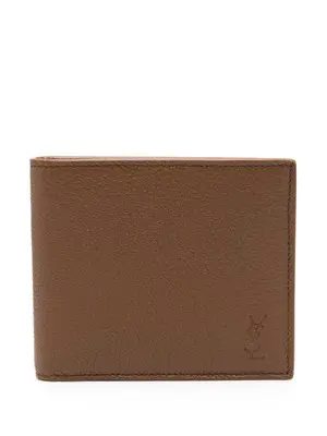 Saint Laurent Cassandre Wallet - Brown