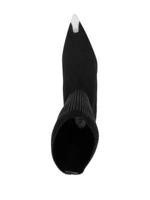 Alexander McQueen Knit Ankle Boots