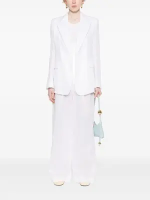 Chloé Wide-leg Ramie Trousers