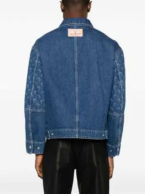 MARINE SERRE Deadstock Moon-print Denim Jacket
