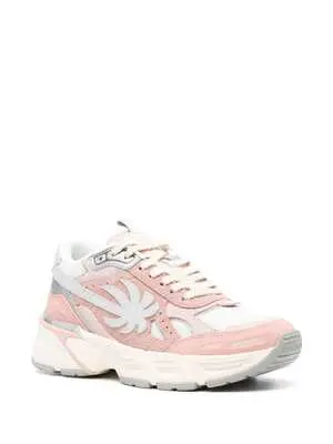 Palm Angels Pa 4 Palm-patch Sneakers - Pink