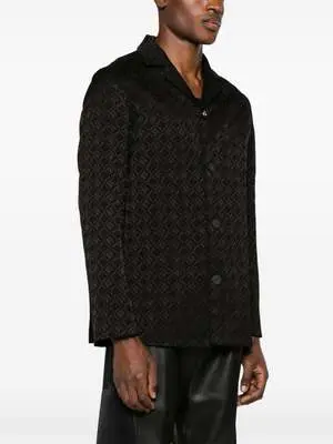 MARINE SERRE Moon Diamant Jacquard Blazer