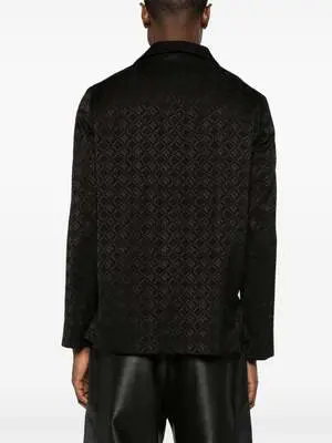 MARINE SERRE Moon Diamant Jacquard Blazer