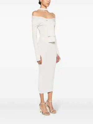 Jacquemus La Robe Doble Midi Dress - Neutrals