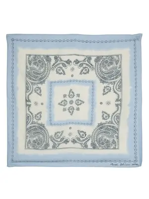 Acne Studios Paisley-print Wool Scarf - Neutrals