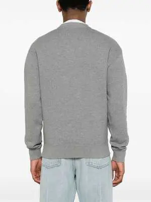 Maison Kitsuné Bold Fox Head Cotton Sweatshirt - Grey