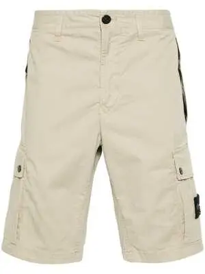 Stone Island Compass-badge Cargo Shorts - Neutrals
