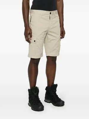 Stone Island Compass-badge Cargo Shorts - Neutrals