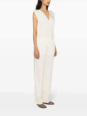 TOTEME Fluid Drawstring Trousers - White
