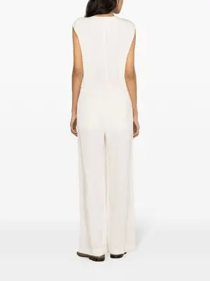 TOTEME Fluid Drawstring Trousers - White
