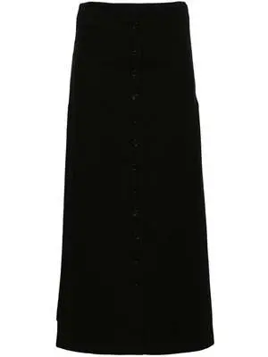Loulou De Saison Loulou Studio Buttoned Midi Skirt