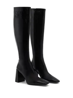 COURREGES Heritage Naplack 70mm Leather Boots