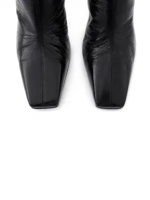COURREGES Heritage Naplack 70mm Leather Boots