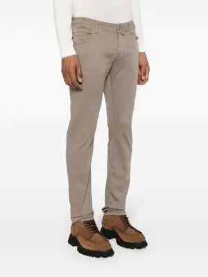 Jacob Cohen Nick Slim-fit Trousers - Neutrals