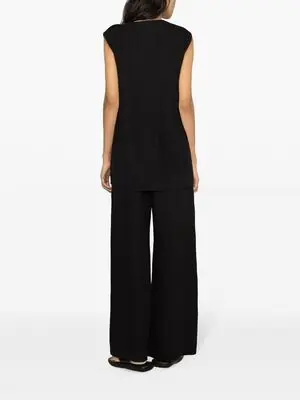 TOTEME Fluid Drawstring Trousers - Black