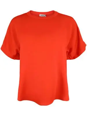 Simkhai Addy Knit-panel T-shirt - Red