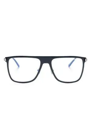 TOM FORD Pilot-frame Glasses - Blue