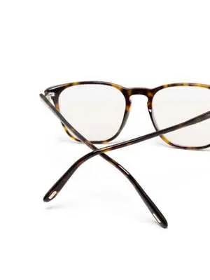 TOM FORD Square Frame Glasses - Brown