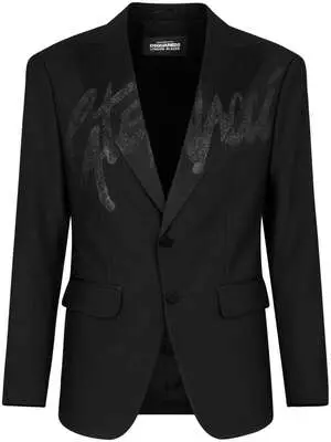 Dsquared2 London Single-breasted Blazer - Black