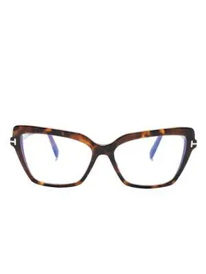 TOM FORD Cat-eye Glasses - Brown