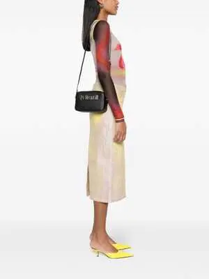 Just Cavalli Logo-lettering Cross Body Bag - Black