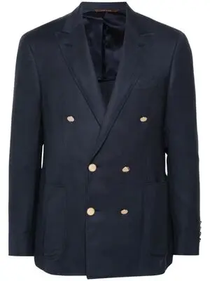 Canali Double-breasted Wool Blazer