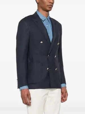 Canali Double-breasted Wool Blazer