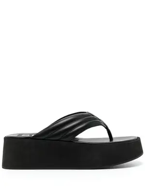 Senso Reese Leather Platform Flip-flops