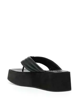 Senso Reese Leather Platform Flip-flops