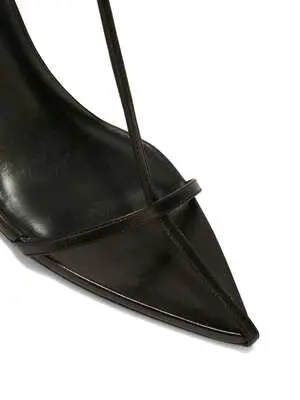 JIL SANDER High Leather Sandals - Black