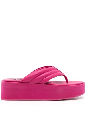 Senso Reese Leather Platform Flip-flops