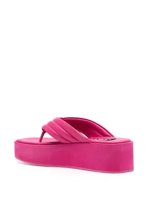 Senso Reese Leather Platform Flip-flops