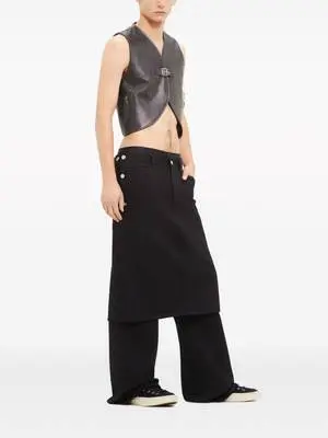 COURREGES Ellipse Leather Vest