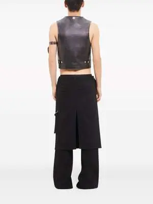 COURREGES Ellipse Leather Vest