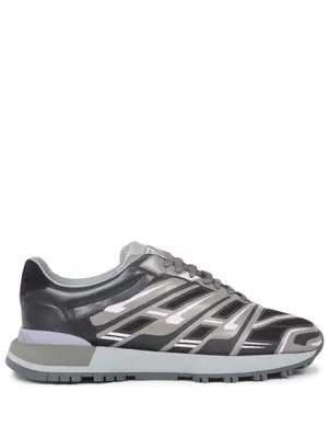Maison Margiela Silver Tone Sneakers For Men