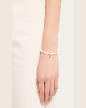 SYDNEY EVAN Enamel Charm Beaded Bracelet