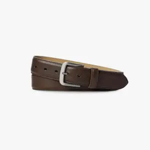 Shinola 1.12" Canfield Vachetta Leather Belt - Brown