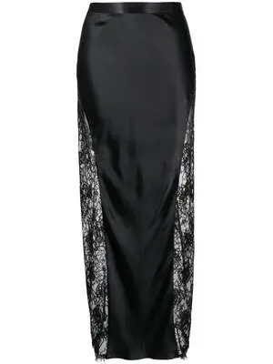 FLEUR DU MAL Lace Maxi Skirt