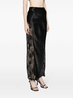 FLEUR DU MAL Lace Maxi Skirt