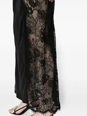 FLEUR DU MAL Lace Maxi Skirt