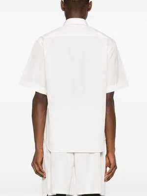 Prada Logo-embroidered Cotton Shirt