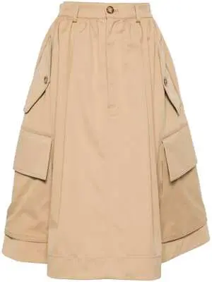 Moschino Cotton Cargo Skirt