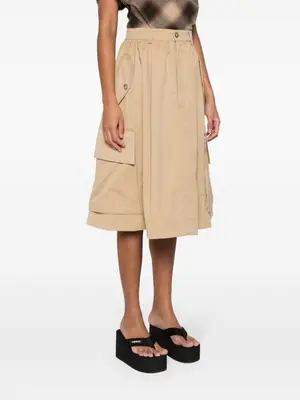 Moschino Cotton Cargo Skirt