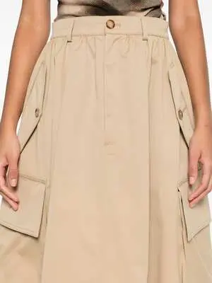 Moschino Cotton Cargo Skirt