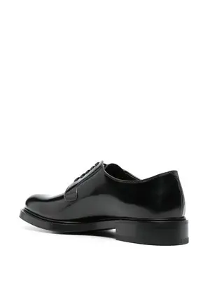Prada Logo-debossed Leather Oxford Shoes
