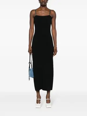 Maje Logo-embellished Maxi Dress